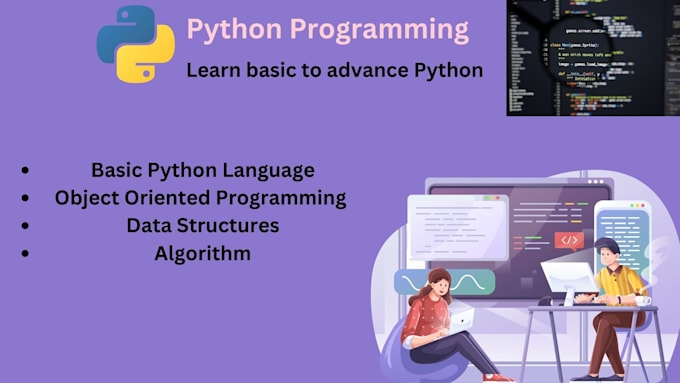Teach coding in python language by Hossainzabia | Fiverr Teach coding in python language by Hossainzabia | Fiverr