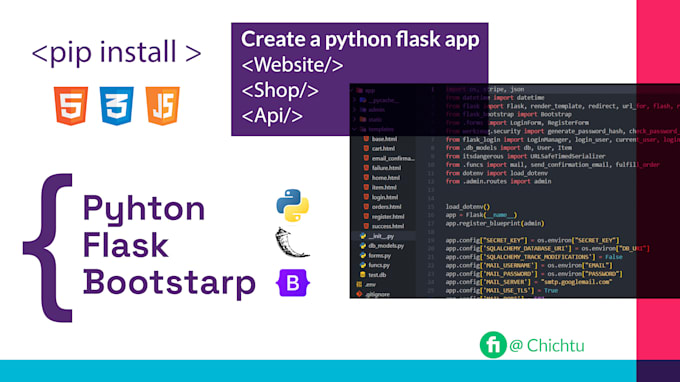 Create Custom Web App Api In Python Flask By Chichtu Fiverr