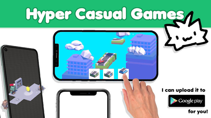 Make you hyper casual mobile game by Puszkekot | Fiverr