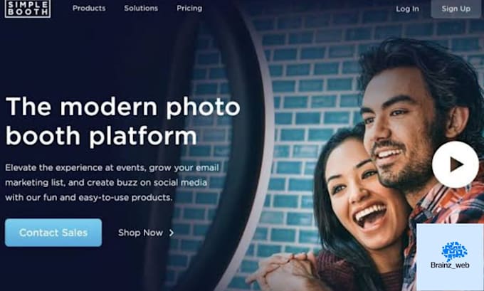 Build photobooth, 360 photo booth, party rental website with online ...