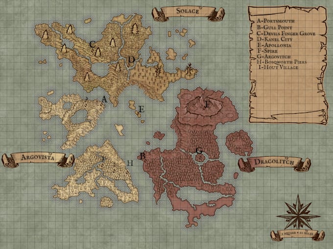 Create ttrpg maps for your campaigns by Timrugg | Fiverr