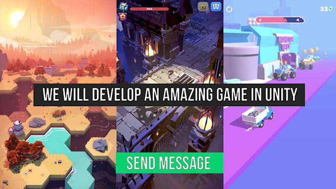 Do unity game development, modify, and reskin 3d games by Cg_art_studio ...