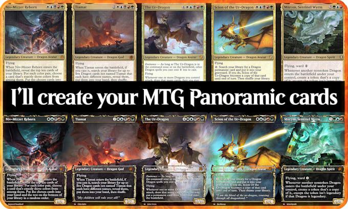 Digitally create a mtg panorama by Vincilios | Fiverr