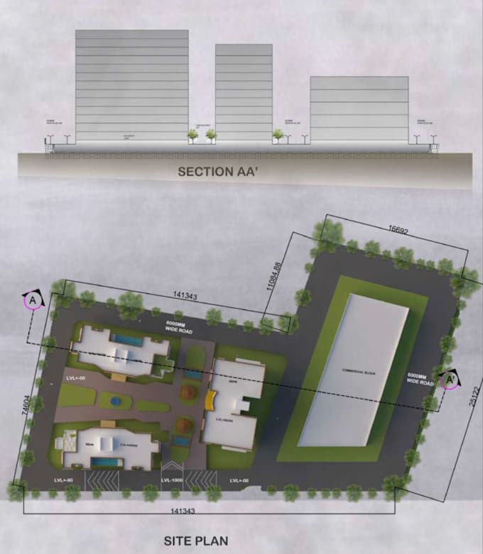 Render 2d architectural drawings,plans,sections,elevations by Neelamdeshpa789 | Fiverr