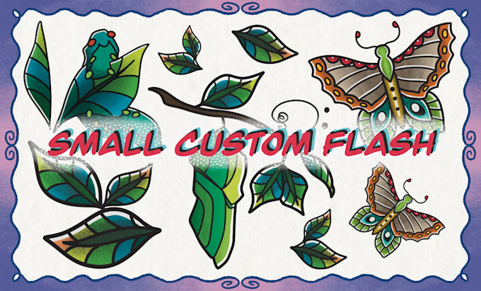 Design a small flash tattoo by Gardenofghouls | Fiverr