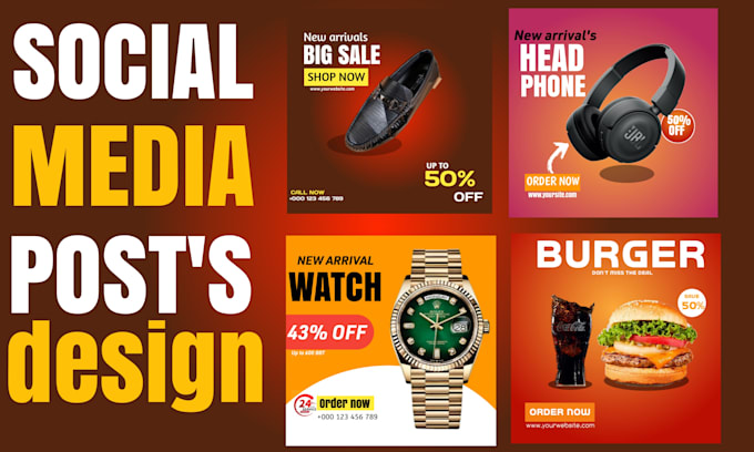 Do social media creative and custom posts banners add for your business ...