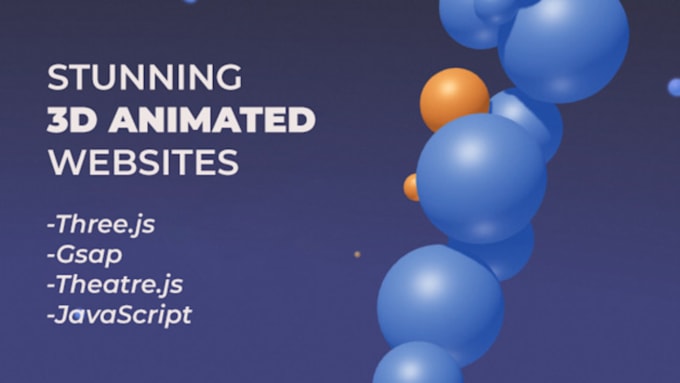 Create 3d and animated website with threejs and gsap by Mertshn | Fiverr
