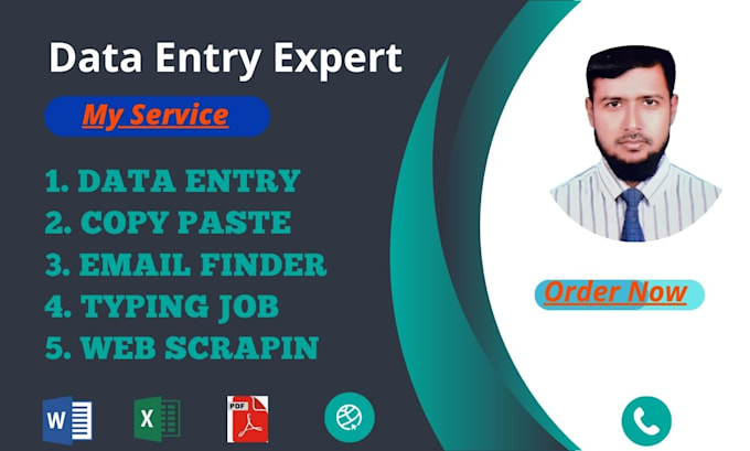 Do properly data entry, copy paste, typing job by Zahurul1z | Fiverr
