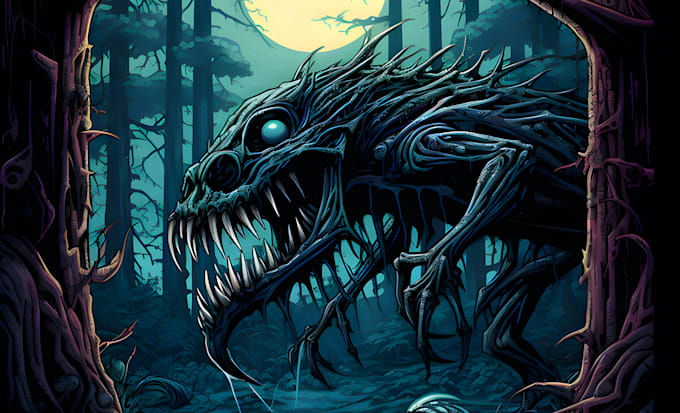 Create unique digital creature art for fantasy applications by Nealrdaz ...