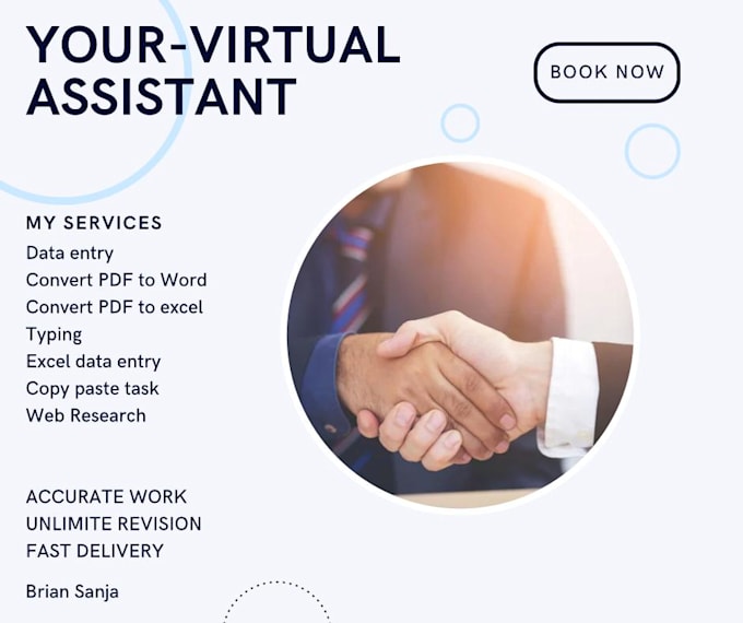 Do typing work, excel data entry, file conversion, copy paste by Brian_sanja | Fiverr