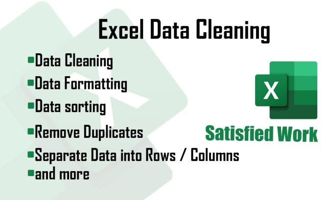 Do excel data cleaning and formatting by Muhammad_7352 | Fiverr