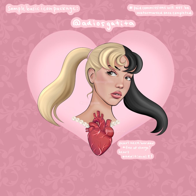 Accept commissions for various digital art services like custom emojis ...