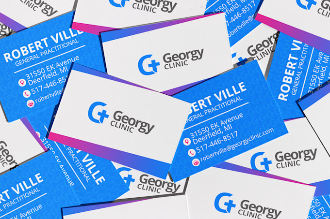 Design a complementary card or business card by Michael_etim9 | Fiverr