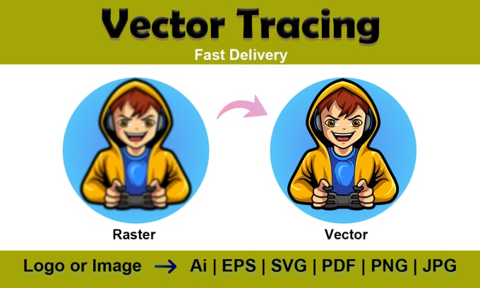 Accurately redraw logo using adobe illustrator by Sameerams | Fiverr