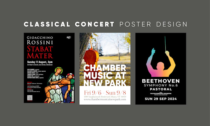 Design a poster for your classical concert by Gary_clarke | Fiverr