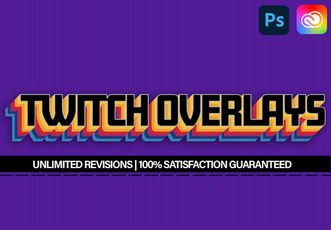Create a custom twitch overlay, panels, alerts and logo by Robthefryman | Fiverr