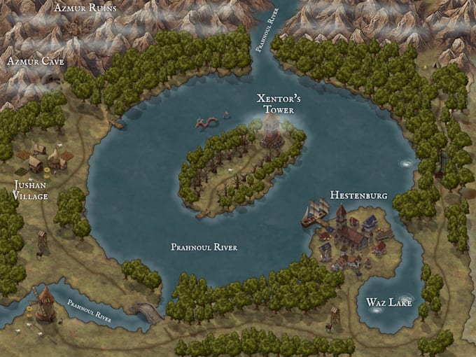 Make you a custom dnd map by Nevmis | Fiverr