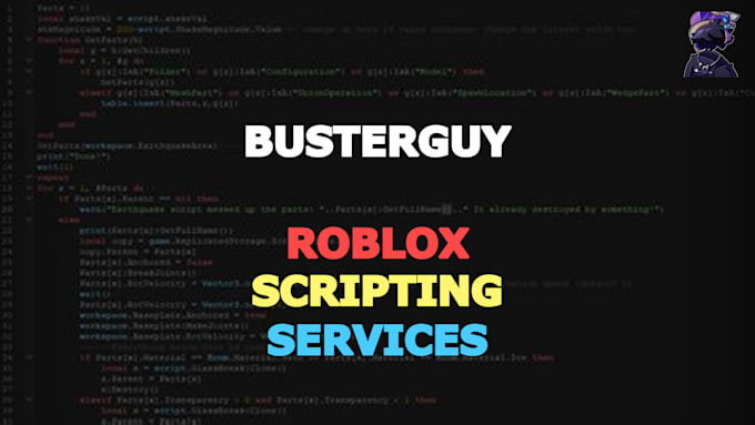 Script for you on roblox by Itsbusterguy | Fiverr
