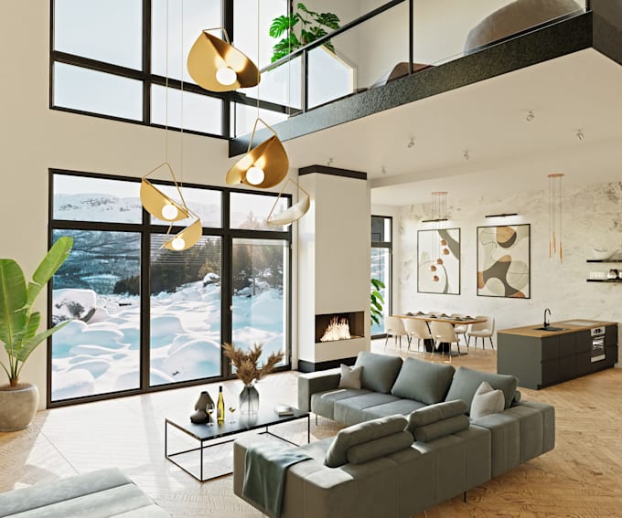 Create photorealistic 3d visualization by Izakro | Fiverr