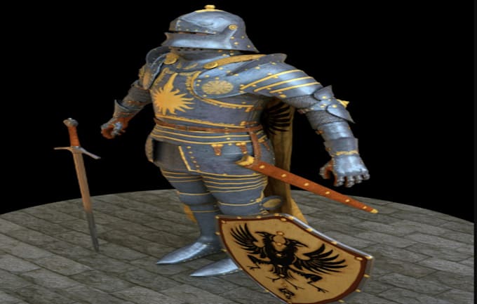 Create 3d realistic armor, game and props, game assets, by Animaato ...