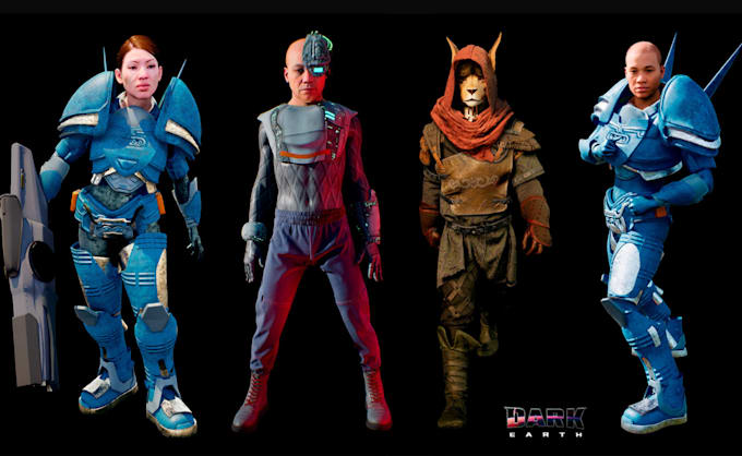 Create 3d unreal engine animated metahuman game character model by ...