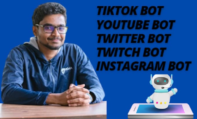 Develop automated youtube bot twitter bot tik tok bot twitch bot instagram bot by Helliegrant ...
