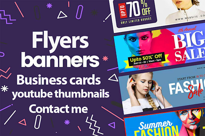 Design flyer, brochure,ads,poster,package,youtube thumbnail by ...