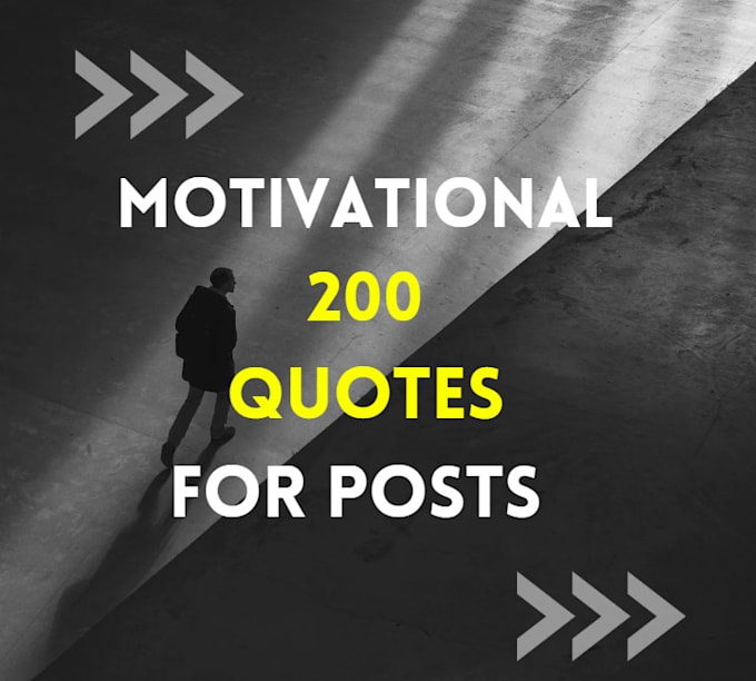 Make high quality motivational posts for social media by Creative_noman ...