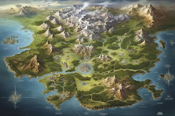 Create your professional fantasy world, regional, city map by ... Create your professional fantasy world, regional, city map by ...
