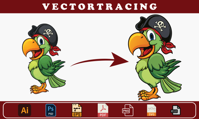 Redraw any of your image into vector for you by M_atif_designs | Fiverr