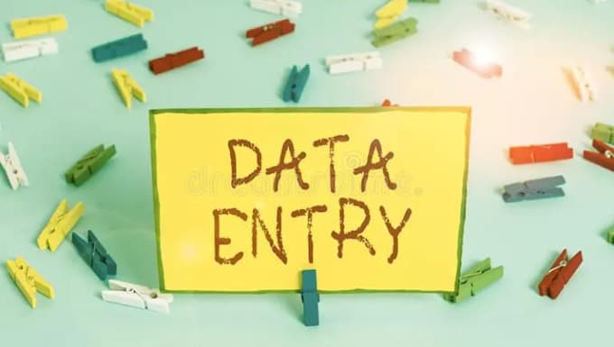 Do data entry typing work job, copy paste, excel data entry by ...
