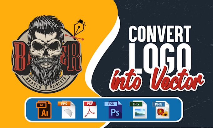 Convert logo to vector ai, eps, pdf, psd, png, jpg by Usman1700 | Fiverr