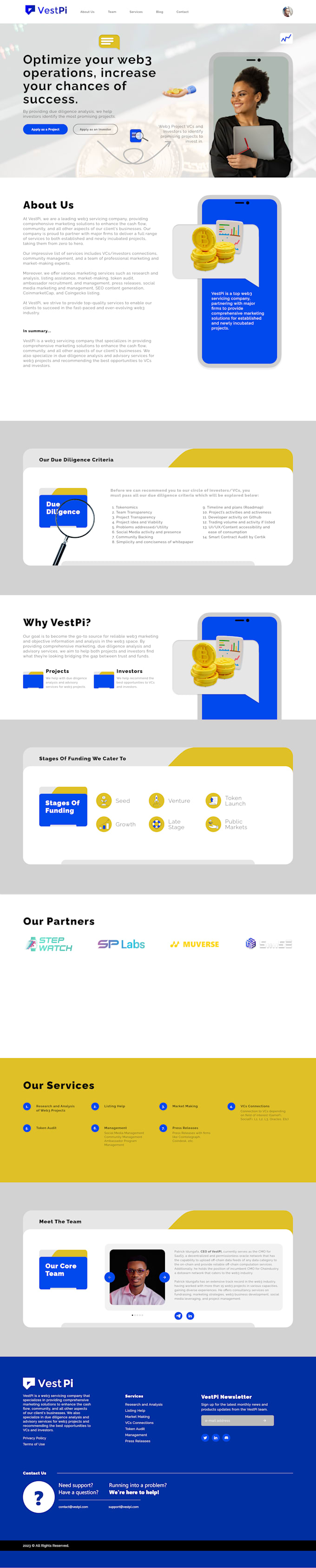 Design a modern ui for your web3 website by Judeoriko | Fiverr