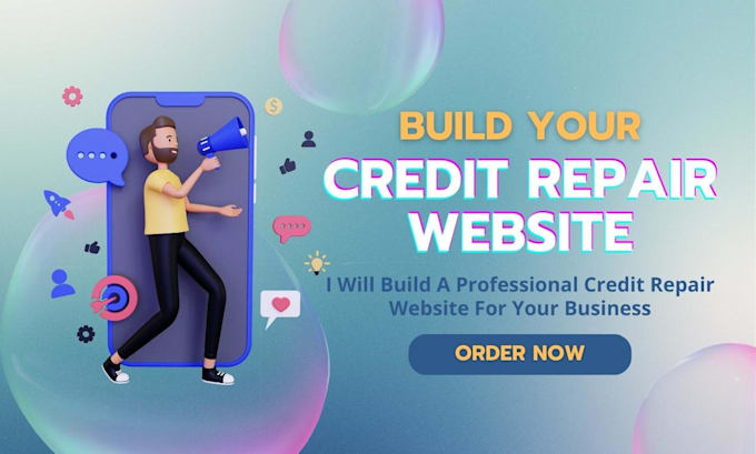 Build a professional credit repair website by Webcoderninja | Fiverr