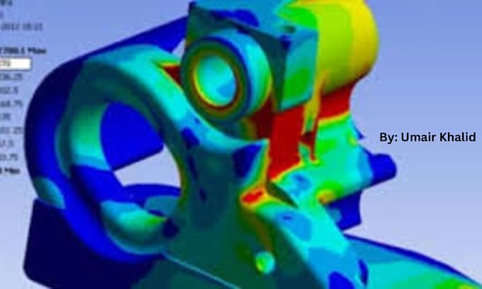 Design mechanical 3d model in solidworks along do finite element ...