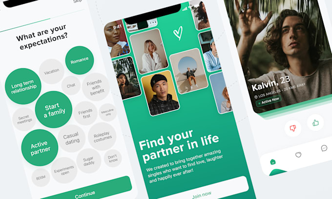 Design a dating app ui ux like tinder by Shalomojie | Fiverr Design a dating app ui ux like tinder by Shalomojie | Fiverr