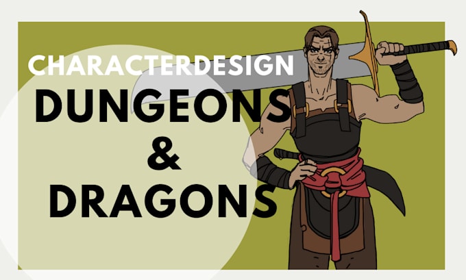 Draw your dungeons and dragons character as you want by Akarex | Fiverr