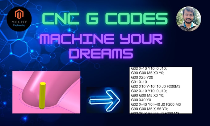 Create cnc codes for manufacturing by Mechy247 | Fiverr