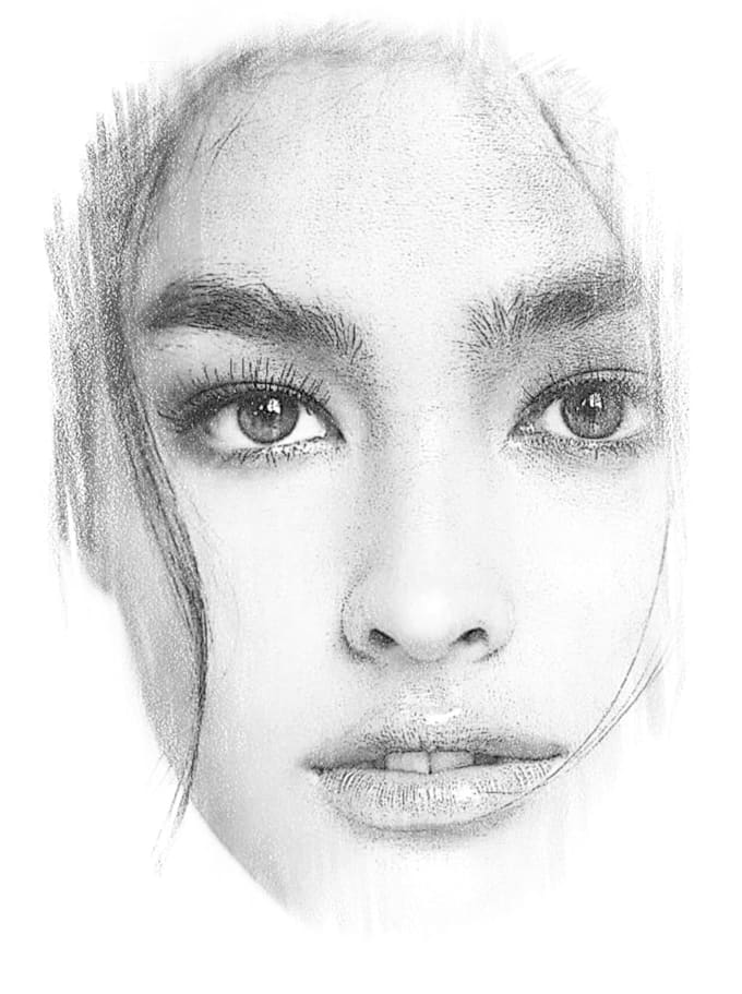 Draw amazing sketch with pencil from your photo by Iqraliaqat655 | Fiverr