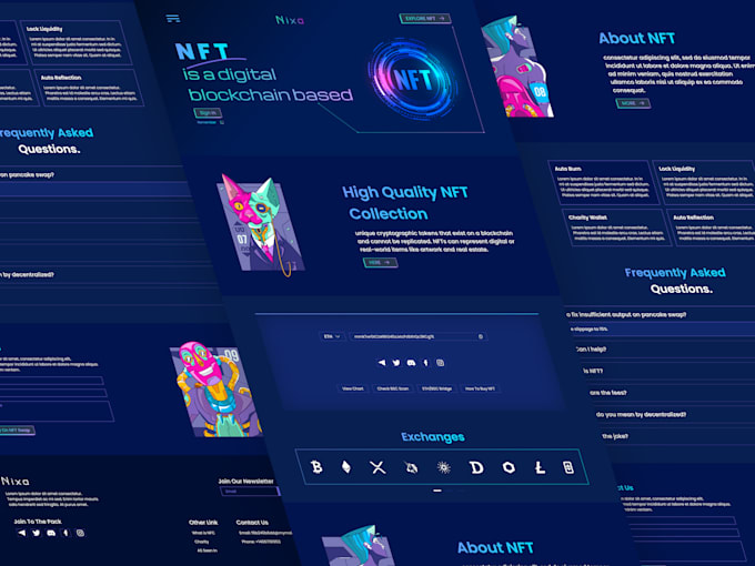 Create landing page design in figma by Yellowpapaya | Fiverr