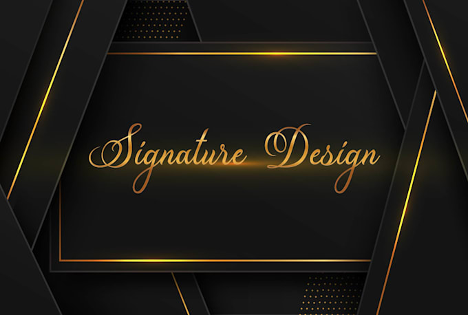Design luxury signature and handwritten and scripted logo by ...