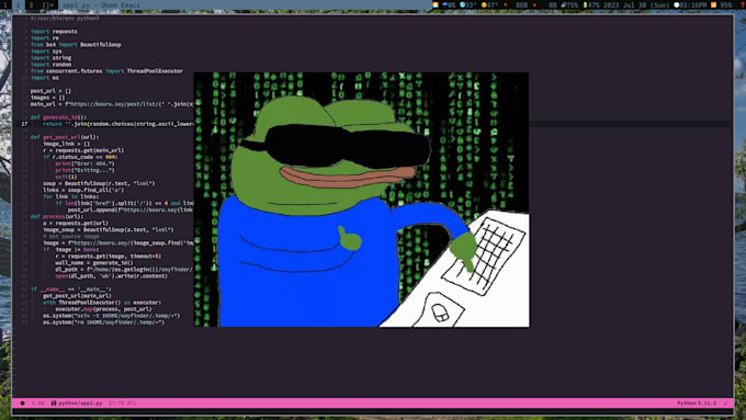 Write highly efficient python scripts by Nulfag | Fiverr Write highly efficient python scripts by Nulfag | Fiverr