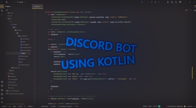 Create you a bot discord in kotlin by Vallfeur | Fiverr