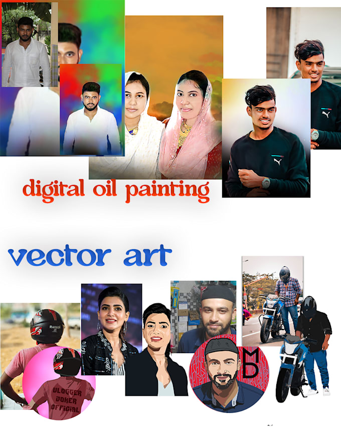 Turn your photos into amazing digital art by Syedrahuman | Fiverr