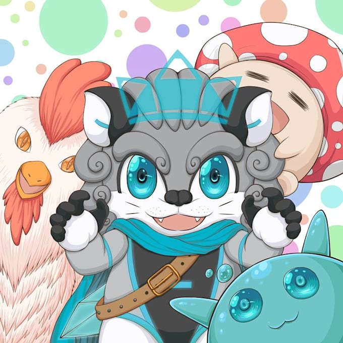 Draw your cute mascot or cute little creature by Fitri_art | Fiverr