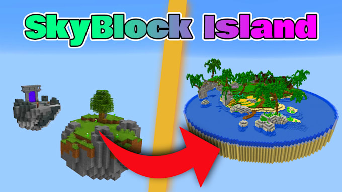 Build your hypixel skyblock island by Wither_sloth | Fiverr