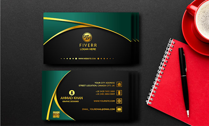 Make the luxury and fancy business card by Ahmad_khan__ | Fiverr