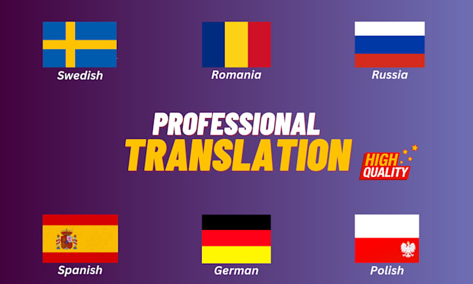 English, swedish, spanish, german, russian and romanian translation by ...