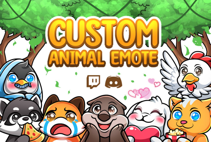Create custom emotes pets and animal for twitch, youtube and discord by ...