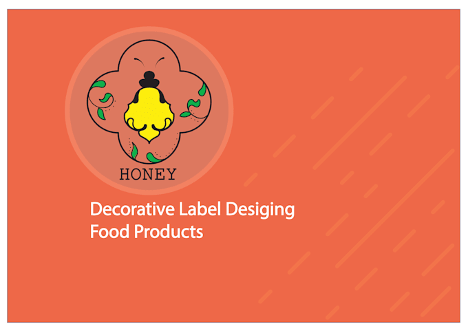 Do decorative food product label design by Imana_2001 | Fiverr
